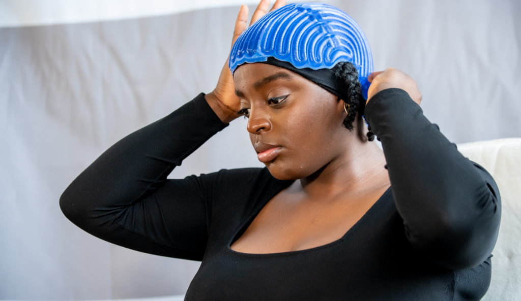 Getting ready for scalp cooling